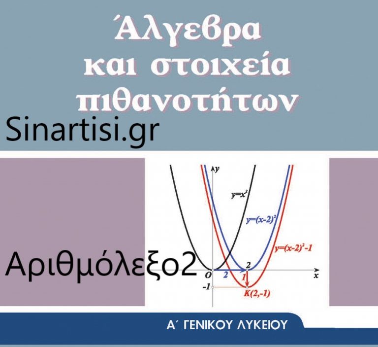 Επανάληψη Άλγεβρα Α - Ντάνος Γιώργος ΠΕ03